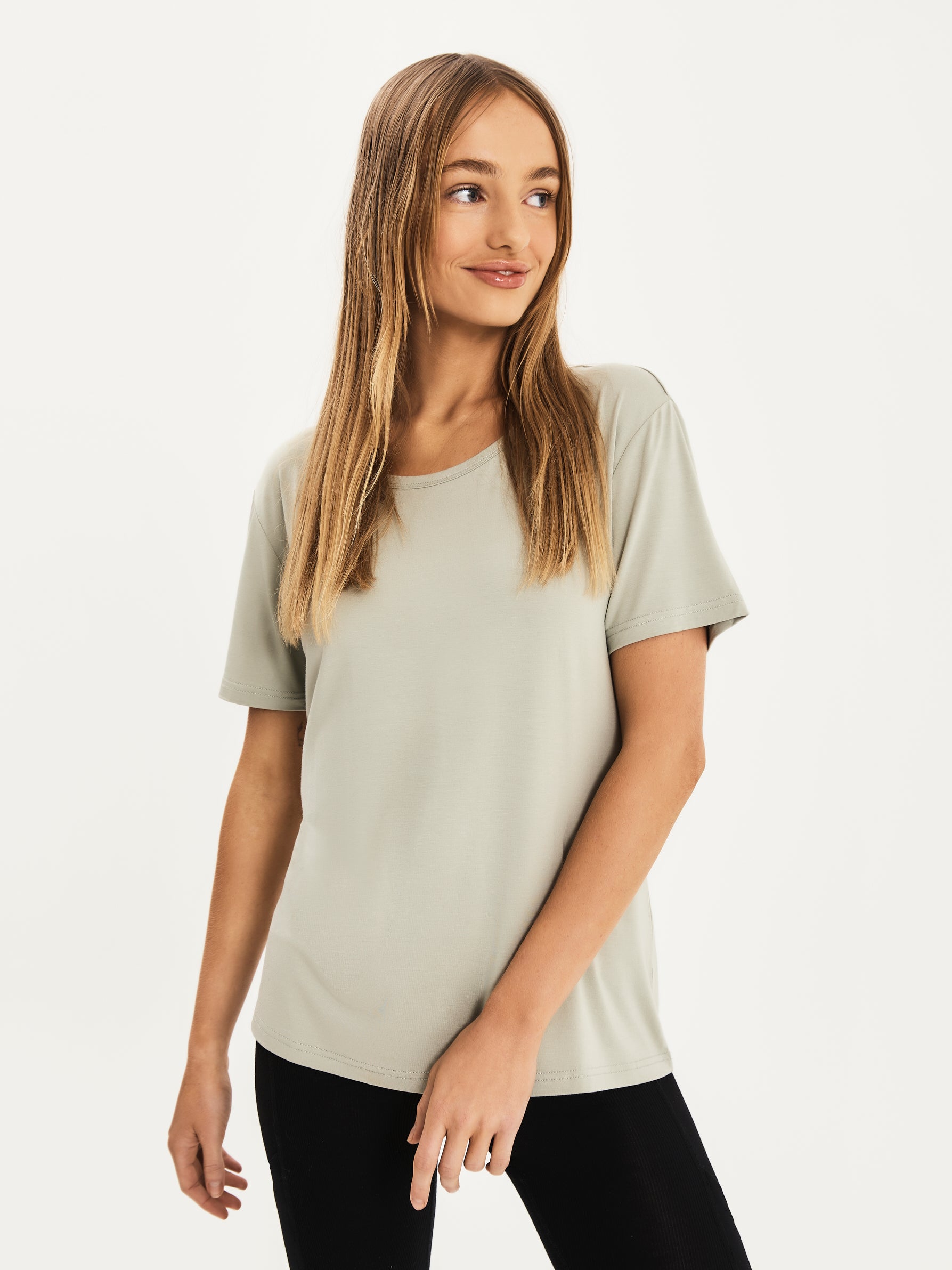 Women's Bamboo Lounge Tee - Sage